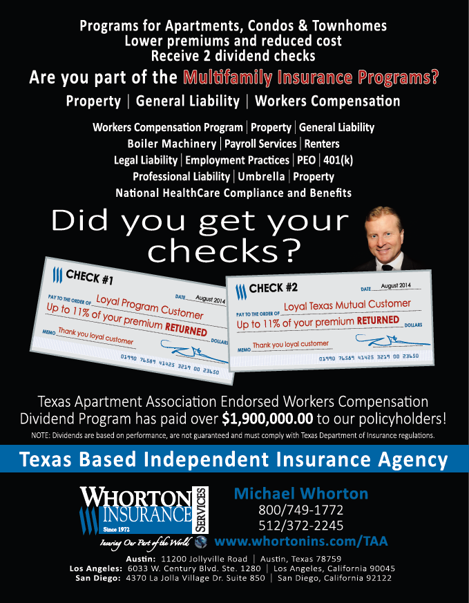 TAA Magazine Advertisement - Texas Workers Compensation Safety Group ...